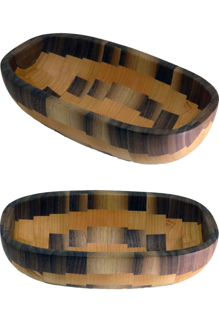 Turning Oval Bowl With Basic Tools – Segmented (Or Solid)